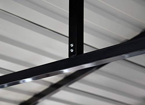 Arrow 14' x 20' x 14' 29-Gauge Metal RV Carport and Multi-Use Shelter for Large Vehicles- Eggshell