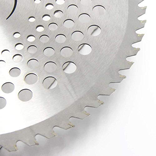 AR-PRO 2-Set 10" x 80T Carbide Tip Brush Blades with The Universal Adapter Kit β for Cutter, Trimmer, Weed Eater | Made from Premium Stainless Steel to Last Long | Cuts Like Butter