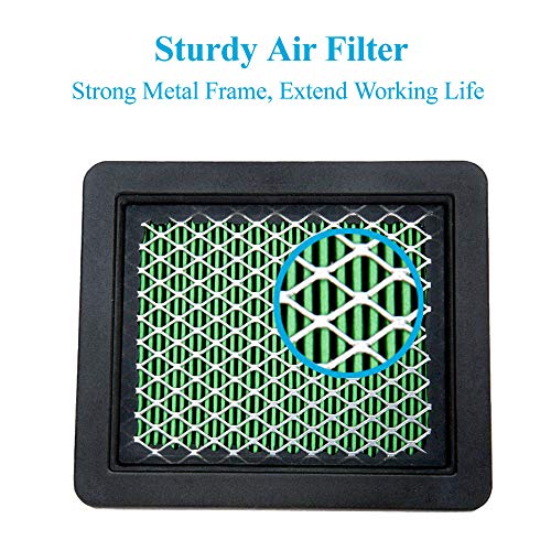 HEYZLASS GCV160 Air Filter + Pre Filter, Compatible with Honda Engine GC160 GC190 GCV190 GX100 17211-zl8-023, Replace Lawn Mower Flat OEM Air Cleaner