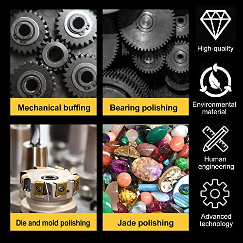 60 Pcs Titanium Plated Grinding Tool Diamond Chainsaw Sharpener Stones Bits High Hardness Chainsaw Sharpening Wheel For Machinery, Bearings, Metal Polishing, Chainsaws (5/32, 3/16, 7/32 Inches)