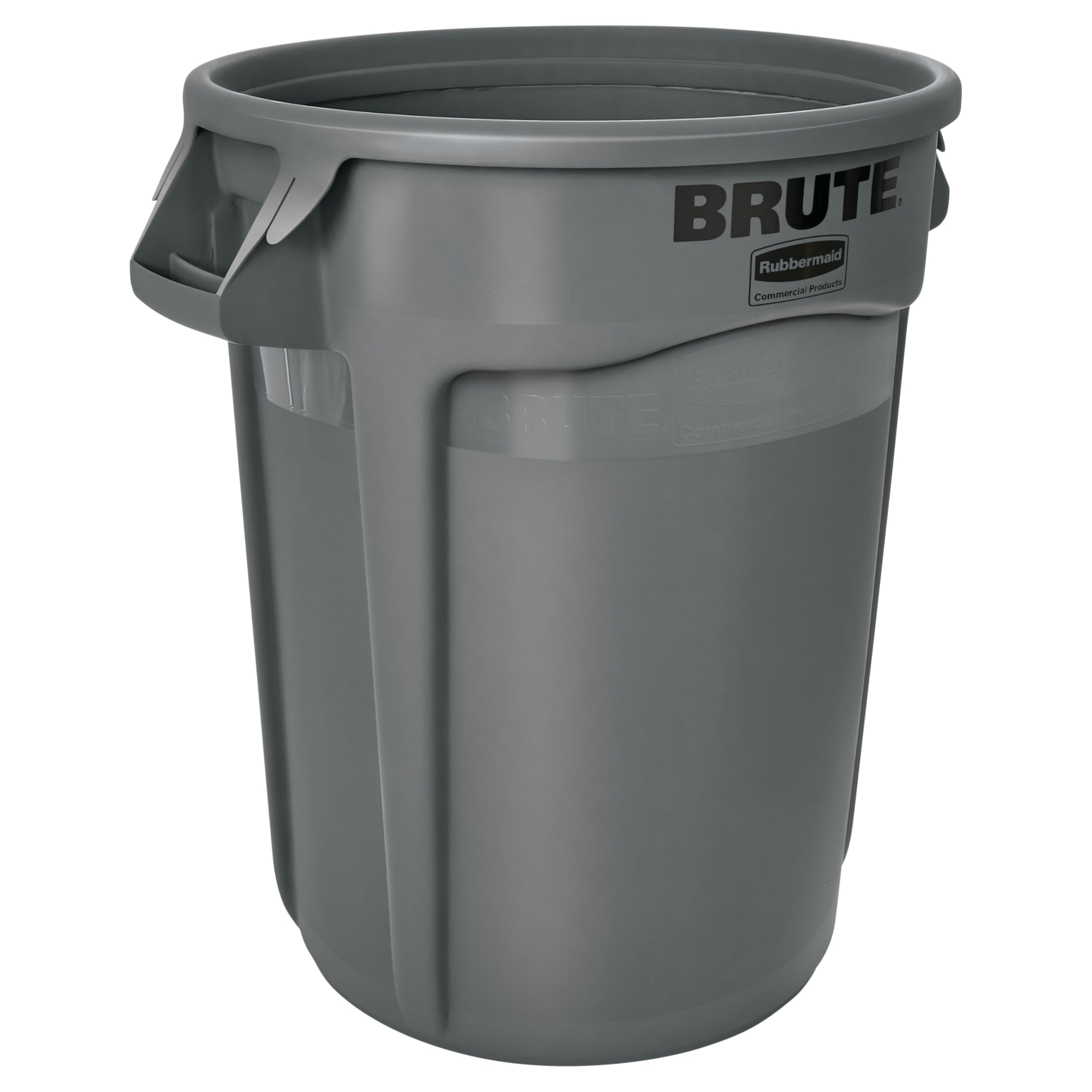 Rubbermaid Commercial 263200GY Round Brute Container Plastic 32 gal Gray