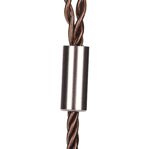 Eulbevoli Earphone Upgrade Cable, HiFi Headphone Wire OFC Core Wire Control Tensile with Mic for E50 for LS300 for ATH