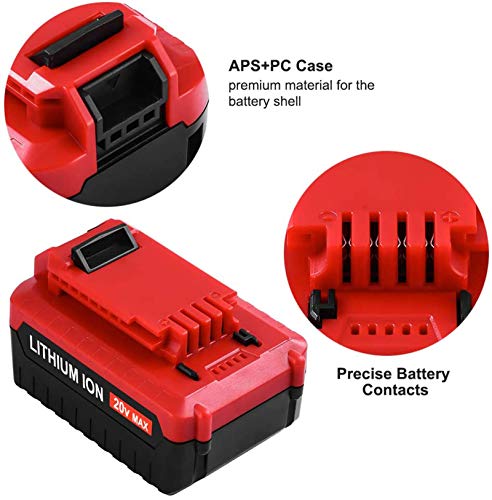 20V MAX 5.0Ah Lithium Replacement Battery Compatible with Porter Cable 20V Battery PCC680L PCC682L PCC685L Cordless Tools
