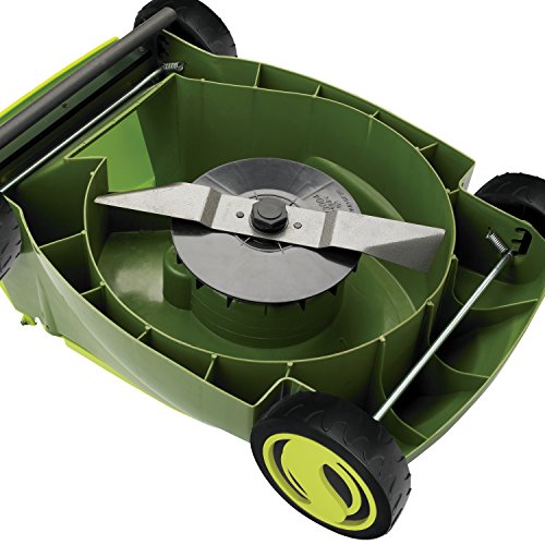 Sun Joe MJ401E-PRO Electric Lawn Mower w/Collapsible Handle, 3-Position Height Control, 10.6-Gallon Bag and Side Discharge Chute, 14"/13 Amp, Green