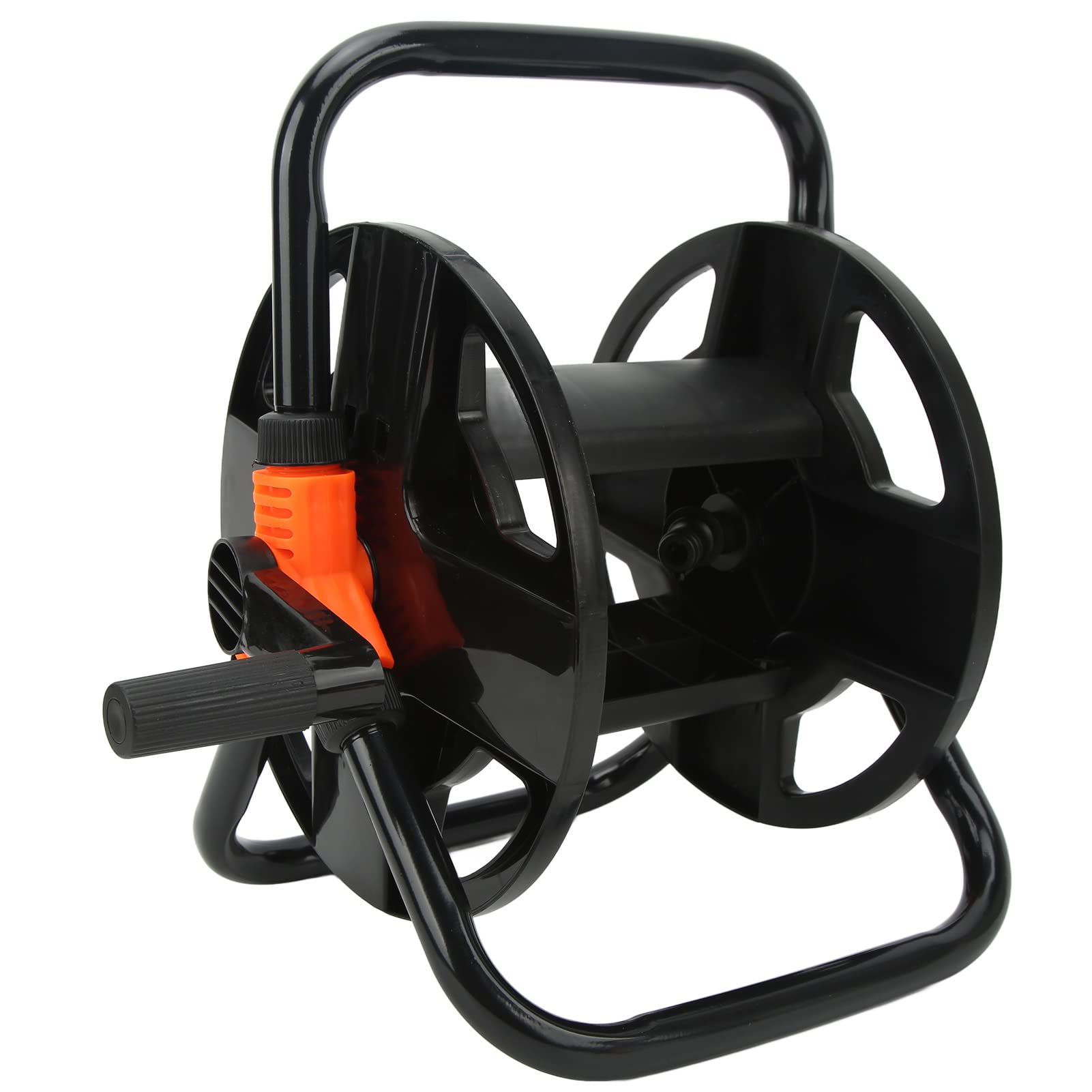 Hose Reel Water Pipe Reel, ABS Single Arm Tool Garden Hose Reel Water Pipe Storage Rack Hose Reel Cart for Garden Agricultural Lawn Car Washing Garden Tool