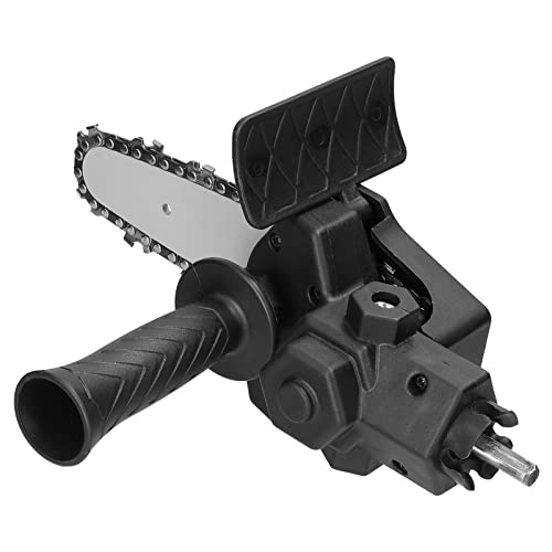 Weytoll 4 Inch Electric Drill Modified To Electric Chainsaw Drill Attachment, Drill Chainsaw Attachment Practical Modification Tool Set Woodworking Chainsaw for Drill
