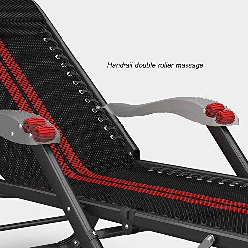 WYKDD Foldable Lounge Chair Accompany Bed Household Office Recliners with Armrest Steady Save Space Comfortable Portable Chair