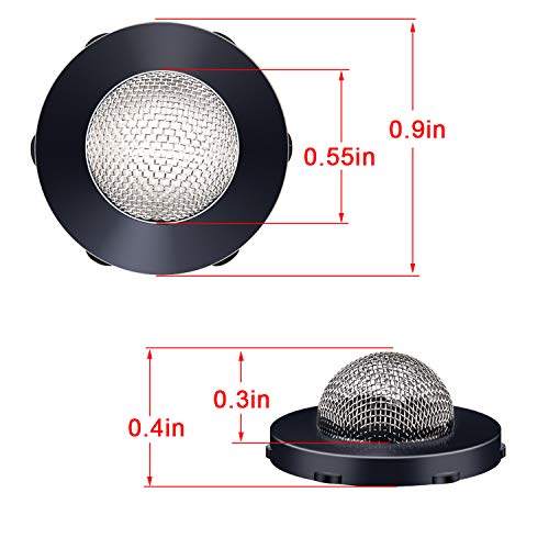 30pcs Hose Filter Washers, Stainless Steel Hose Screen Inlet Hose Coupling with Strainer, Fittings for 3/4 Inch Garden Hose Connector & Washing Machine