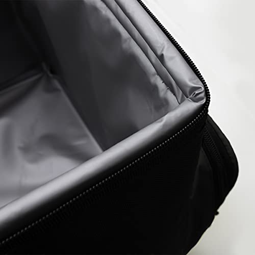 RoadPro RP5370 12-Volt Soft Sided Cooler Bag - Portable Camping 12V Electric Cooler for Camping Tailgating Traveling (15 Liter Capacity) - Black & Gray