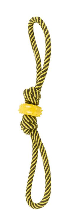 ALLUM Interactive Dog Toys – Durable Dog Toys for Puppies, Small and Medium Breeds - Tug of War Dog Toys - Puppy Chew Toys for Teething – Enrichment Puppy Toys (Yellow, Ring)
