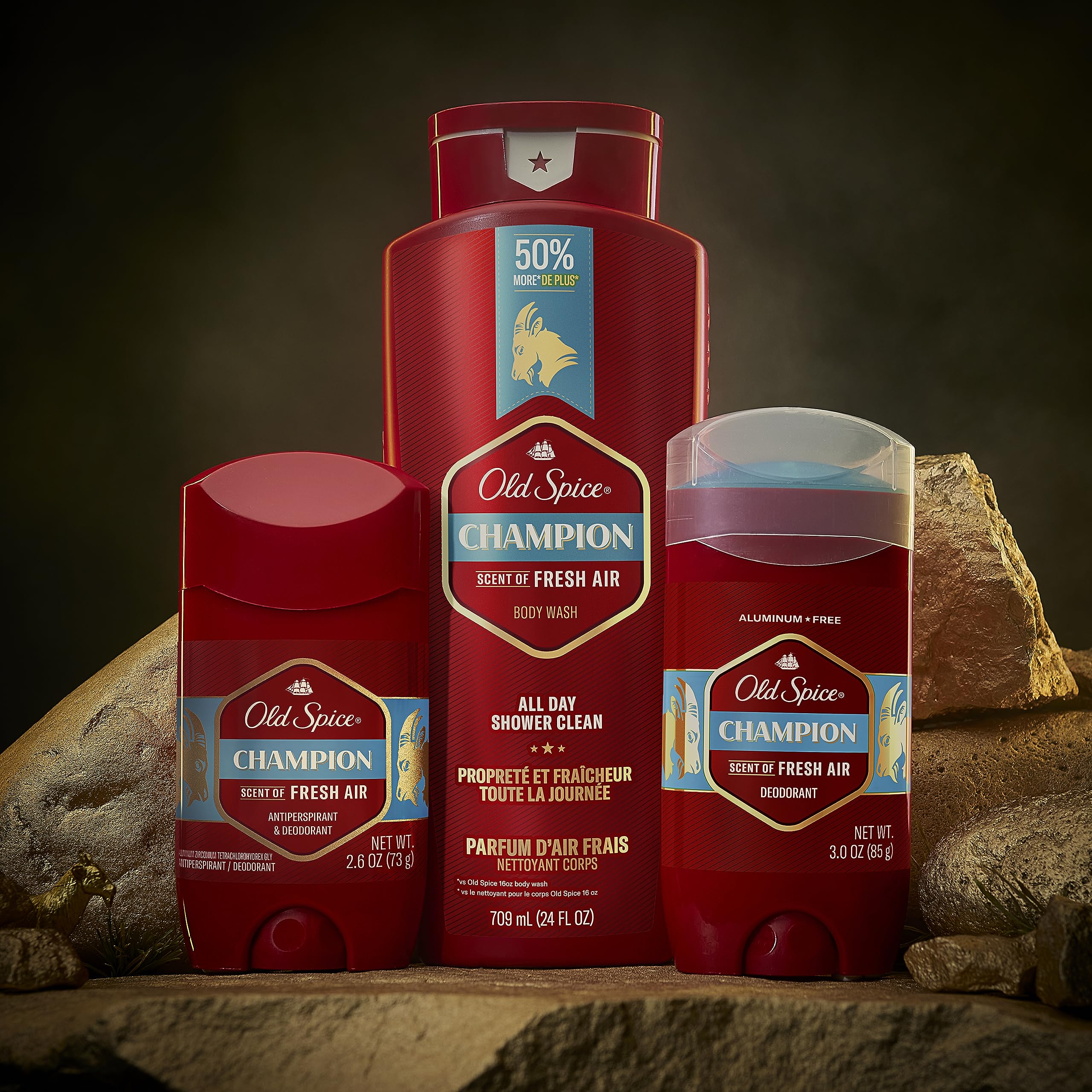 Old Spice Red Collection Deodorant for Men, Champion Scent, 3.0 oz (Pack of 3)