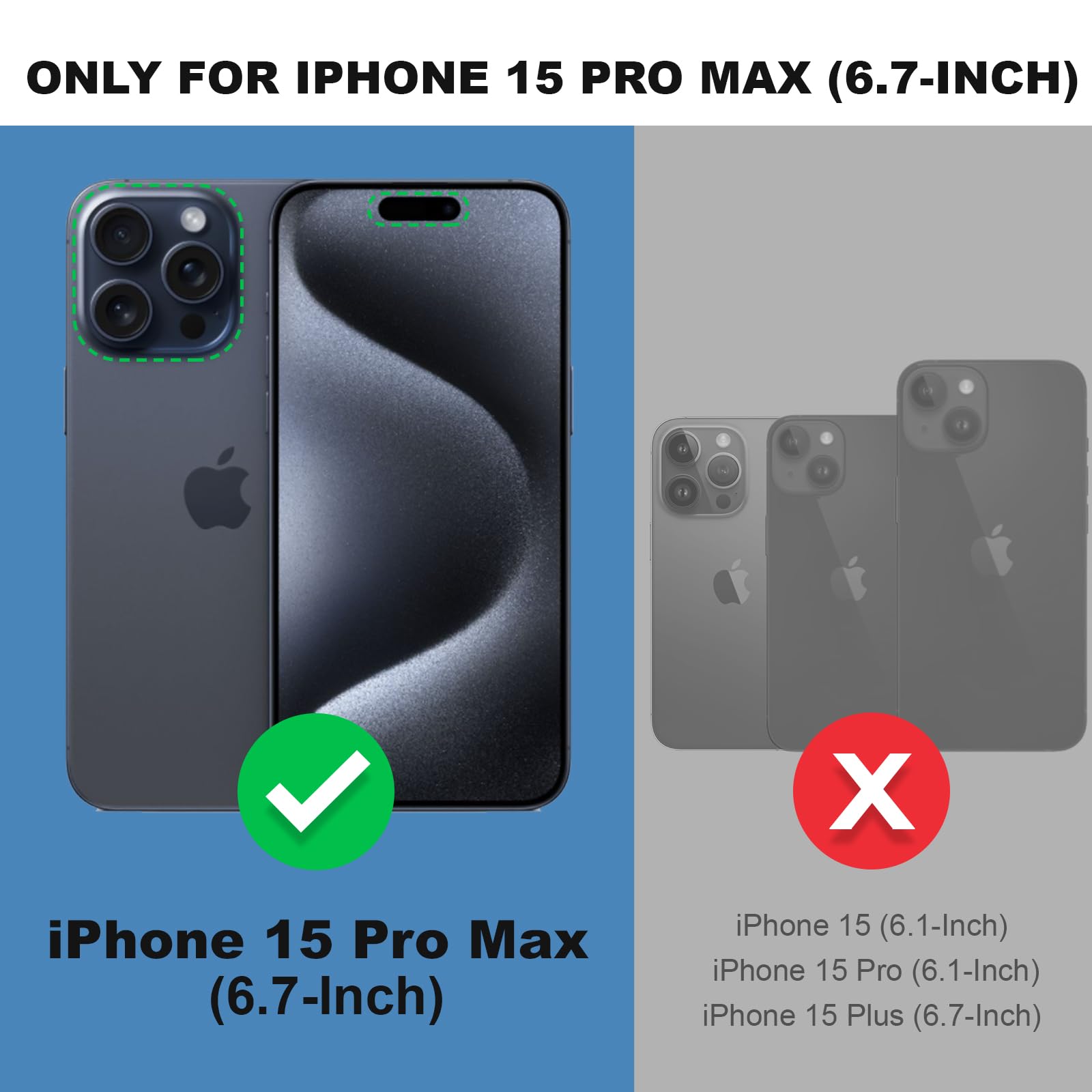 Shields Up for iPhone 15 Pro Max Wallet Case, Detachable Magnetic Case Wallet with Card Holder & Wrist Strap, [Vegan Leather] Protective Folio Cover for iPhone 15 Pro Max 6.7 inch - Brown
