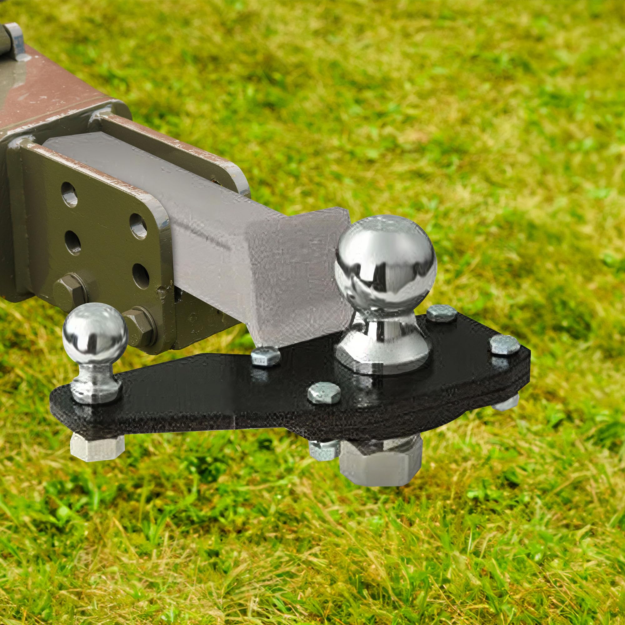 EAZ-LIFT Left or Right 2-inch Ball Mount Adapter | Made of Durable Powder-Coated Steel | (48386)