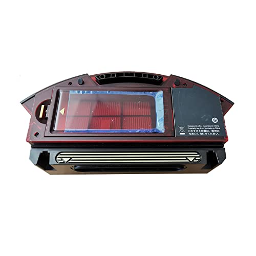 Kvatar AeroForce Dust Bin Box Replacement Compatible for Irobot Roomba 980 981 984 985 986 Dirt Collection Box Filter Box Part 4482326(NO Button)
