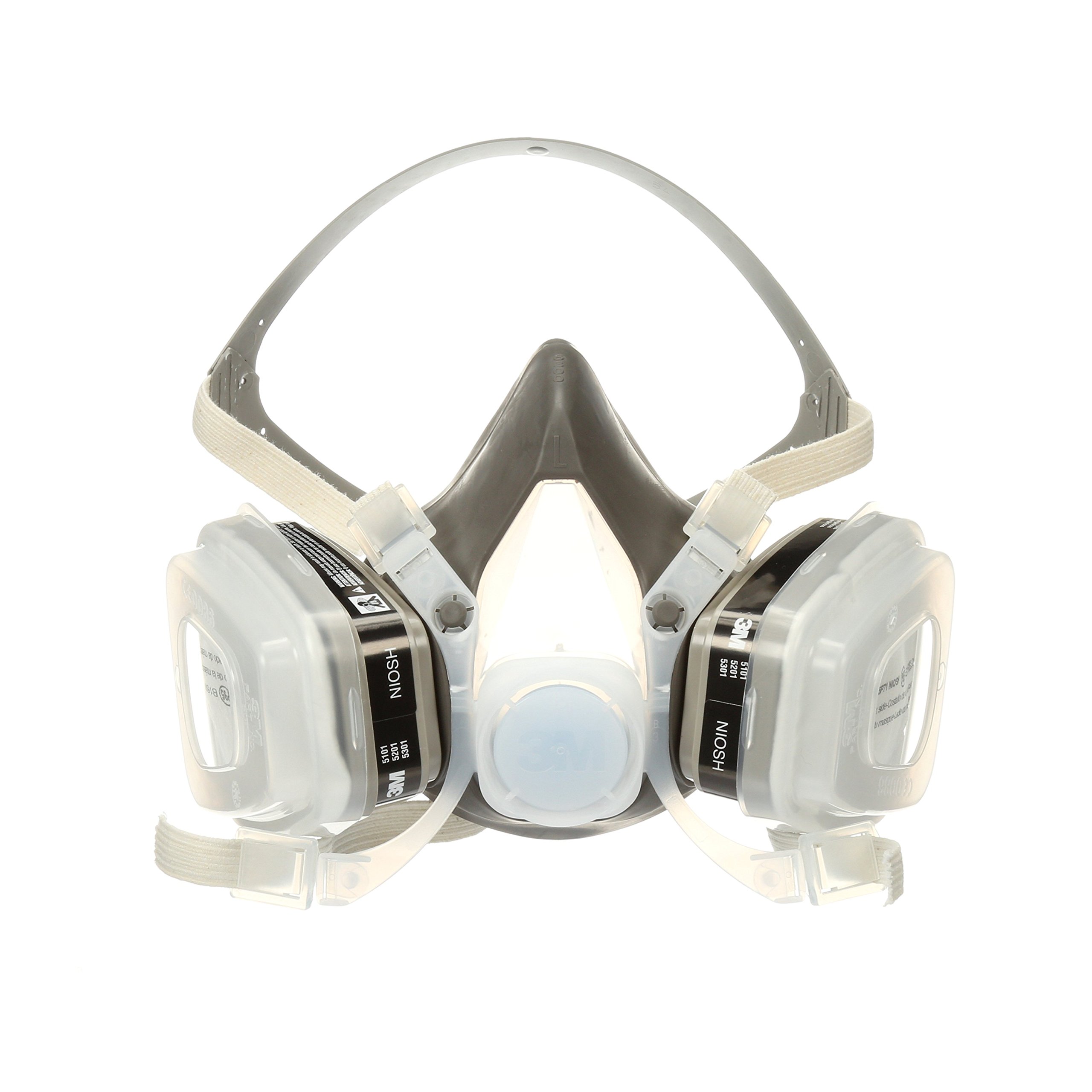 3M Half Facepiece Disposable Respirator Assembly 51P71, Organic Vapor, P95, Small