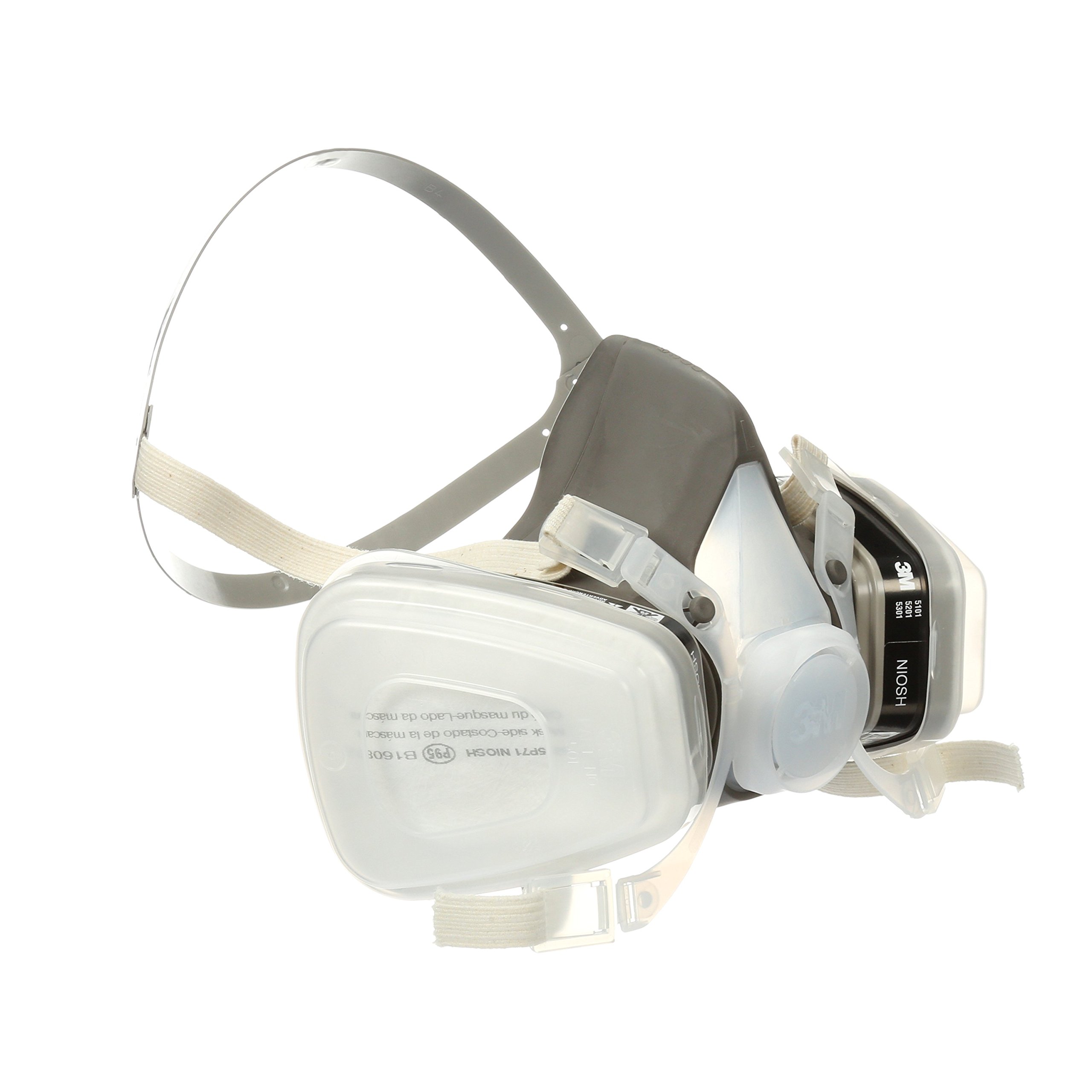 3M Half Facepiece Disposable Respirator Assembly 51P71, Organic Vapor, P95, Small