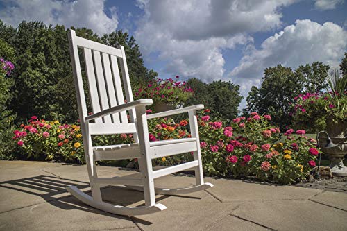 POLYWOODĀ® Vineyard Porch Rocking Chair (White)