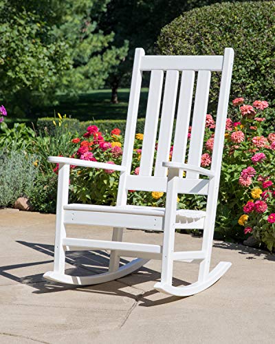 POLYWOODĀ® Vineyard Porch Rocking Chair (White)