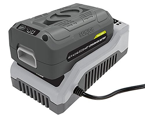 Snow Joe + Sun Joe iCHRG40 EcoSharp Lithium-Ion Battery Charger | 40 Volt , Gray