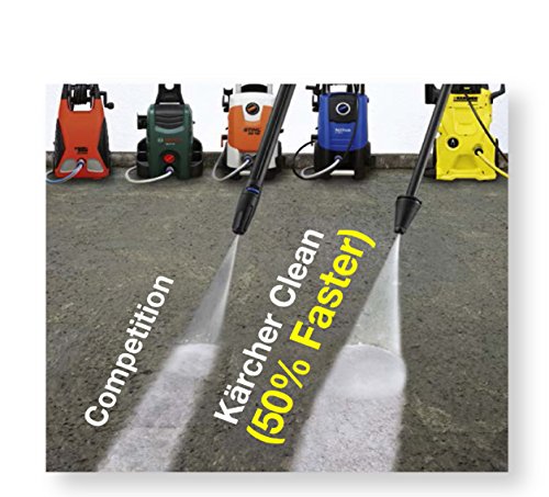 Karcher K 2 Compact 1600 PSI Portable Electric Power Pressure Washer with Vario & Dirtblaster Spray Wands β 1.25 GPM