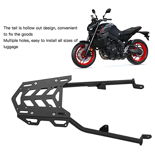 Motorcycle Luggage Rack Tail Hollow Out Hole Rear Luggage Rack Replacement for MT09 2021 Motorcycle Trunk Rack Motorcycle Storage Rack Motorcycle Rear Luggage Rack