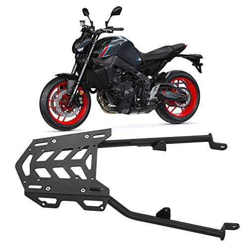Motorcycle Luggage Rack Tail Hollow Out Hole Rear Luggage Rack Replacement for MT09 2021 Motorcycle Trunk Rack Motorcycle Storage Rack Motorcycle Rear Luggage Rack
