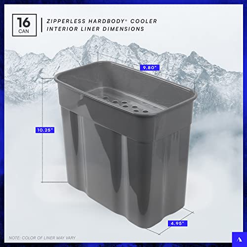 Arctic Zone Titan Deep Freeze 16 Can Zipperless HardBody Cooler, Pine