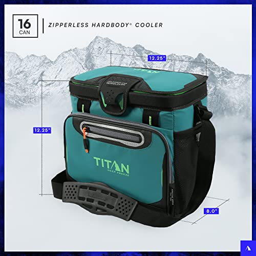 Arctic Zone Titan Deep Freeze 16 Can Zipperless HardBody Cooler, Pine
