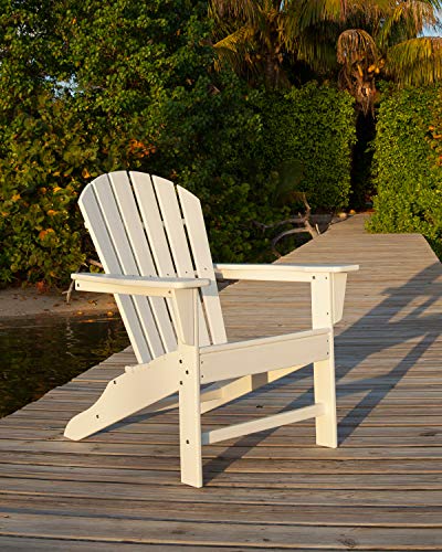 POLYWOOD SBA15GY South Beach Adirondack Chair