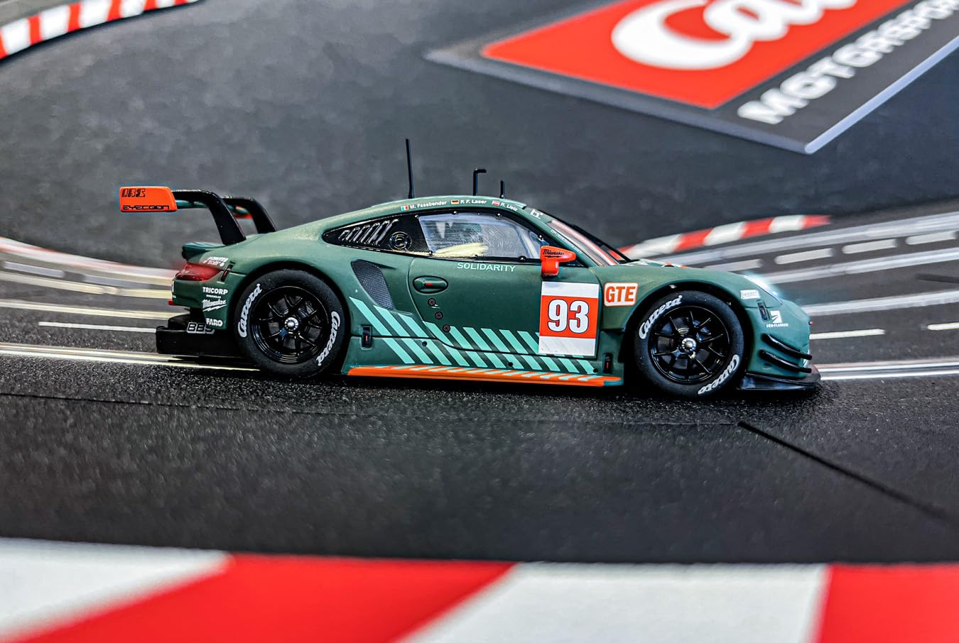 Carrera 27742 Porsche 911 RSR Proton Competition No.93 1:32 Scale Analog Slot Car Racing Vehicle Evolution Slot Car Race Tracks