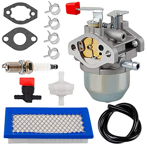 Ferilter 0C1535ASRV Carburetor 78601 Air Filter Kit for Generac 4000XL Parts 4000 EXL Nikki 97747 C1535 GN220 GH220HS W436BRE T44 35PDS396829 0C1535AESV Sears Troy Built Portable 7.8HP Generators