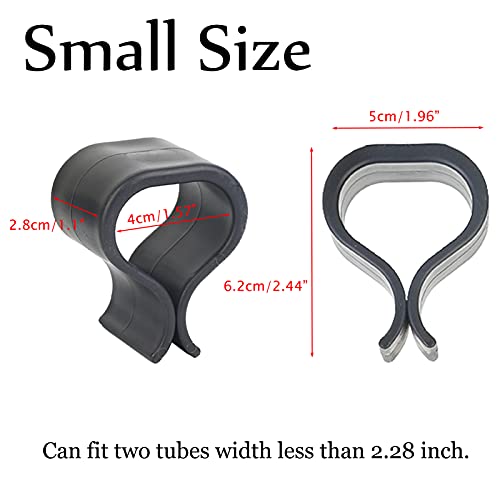 Tickeil Outdoor Wicker Furniture Clips 12PCS Patio Sectional Sofa Rattan Chairs Connector Fastener Clamp (Small), small