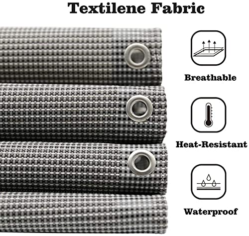 IKEPAHOK Gravity Chair Replacement Fabric, Zero Gravity Lounge Chair Recliners Repair Tool Cloth Part for Outdoor Patio Yard Beach Pool Lawn Camping Reclining Mesh Canvas for Anti-Gravity Chair