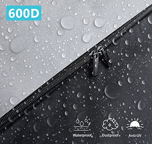 SIRUITON Folding Table Storage Bag, Portable Carry Bag for Folding Picnic Tables with Reinforcing Plate & Shoulder Strap, 600D Heavy Duty Extra Large Moving Bags with Zippers(Bag only)