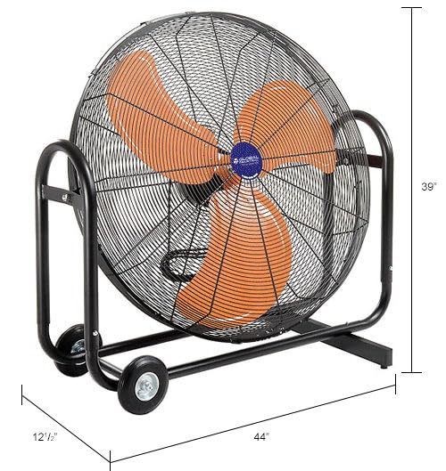Global Industrial 36" Portable Tilt Blower Fan, Direct Drive