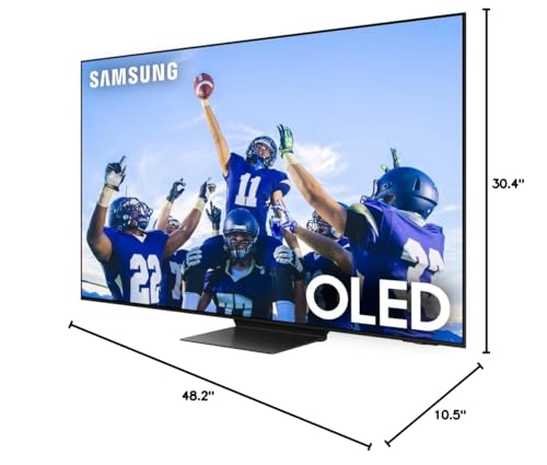 Samsung QN55S95CAFXZA 55" Ultra Slim 4K Quantum HDR OLED Smart TV with a Blueberry 2.25M 18G 4K-8K HDMI Digital Cable (2023)