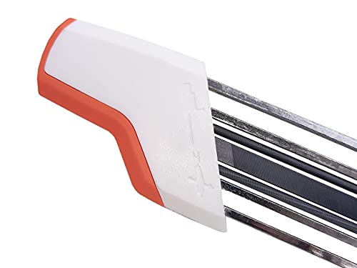 Kenshopping 2-in-1 4.0mm Easy File Chainsaw Chain Sharpener for Stihl Pitch 3/8" Diameter 5/32"