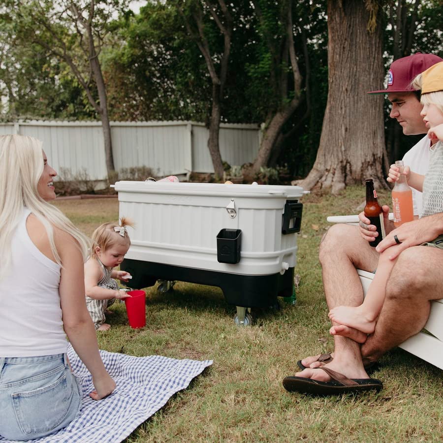 Igloo 125 qt Gray Party Bar Wheeled Cooler