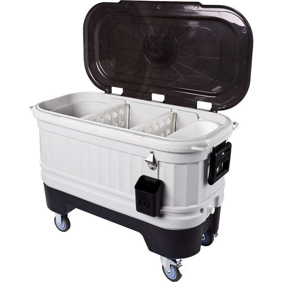 Igloo 125 qt Gray Party Bar Wheeled Cooler