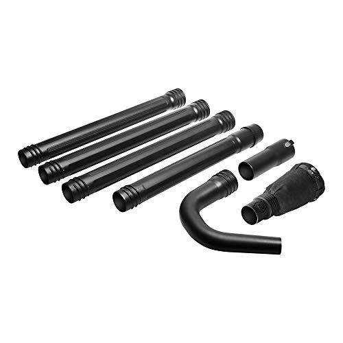 WORX WG512 12 Amp TRIVAC 3-in-1 Electric Leaf Blower/Mulcher/Yard Vacuum & WA4092 Universal Gutter Cleaning Kit for Leaf Blowers