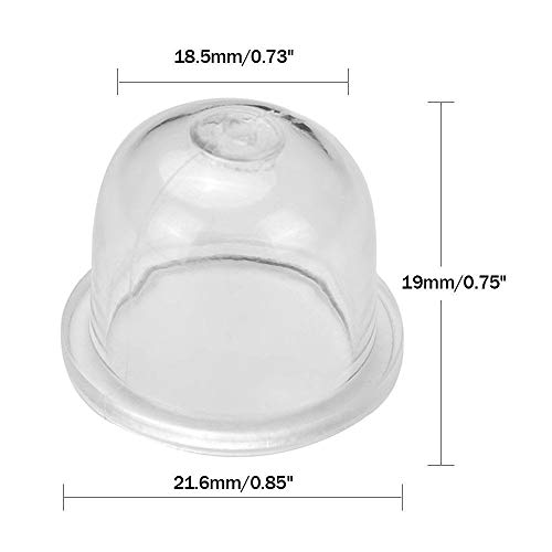 Autoparts 100PCS Primer Bulb Pump Fit for Homelite Echo Stihl Poulan Zama # 0057003 0057004