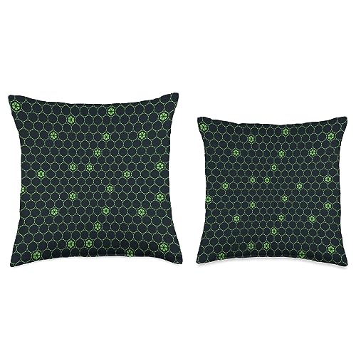 Miraculous Ladybug Carapace Pattern Throw Pillow, 16x16, Multicolor