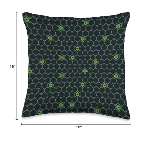Miraculous Ladybug Carapace Pattern Throw Pillow, 16x16, Multicolor