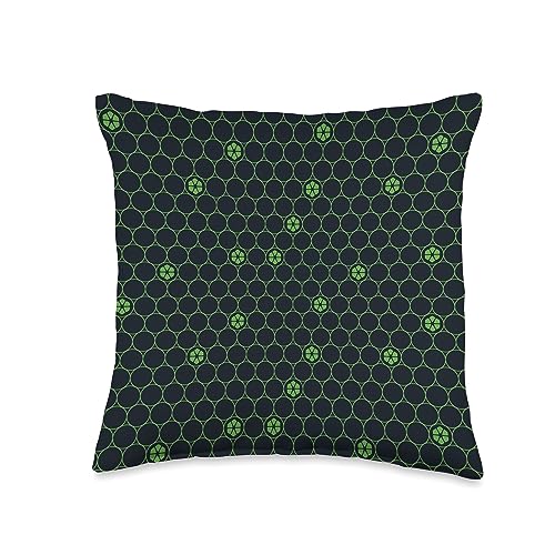 Miraculous Ladybug Carapace Pattern Throw Pillow, 16x16, Multicolor