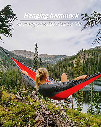 AISHN Tree Swing Straps Hanging Kit, Adjustable Hammock Straps(Set of 2), 2200Lbs Break Strength. 5ft Long with Tree Protector Sleeves, Swivel Strong Stainless Hook, Rustproof Screw Lock Carabiners