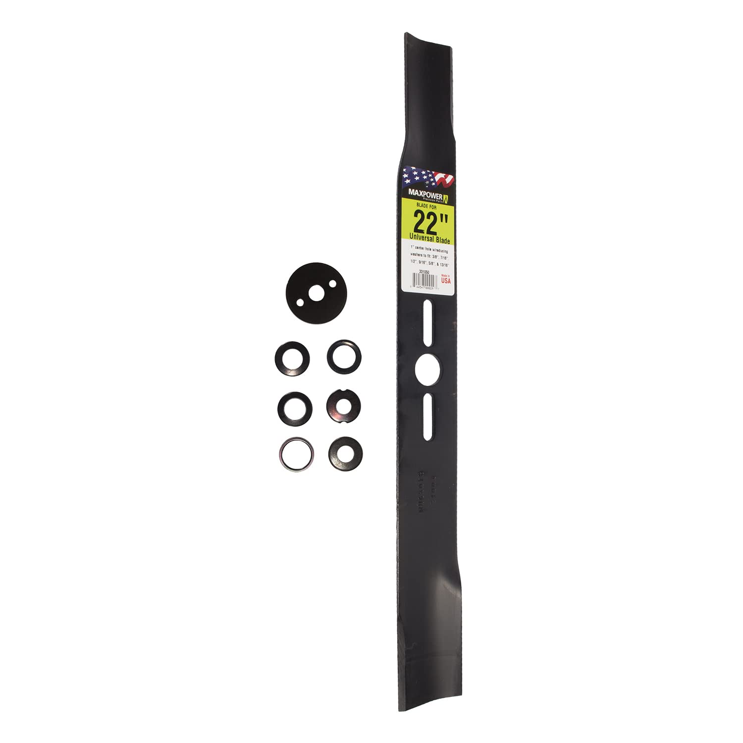 Maxpower 331050 Universal Replacement Lawn Mower Blade, 22-Inch