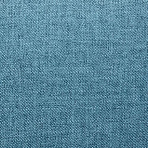 Christopher Knight Home Phelps Modern Fabric Chaise Loveseat, Blue, Silver