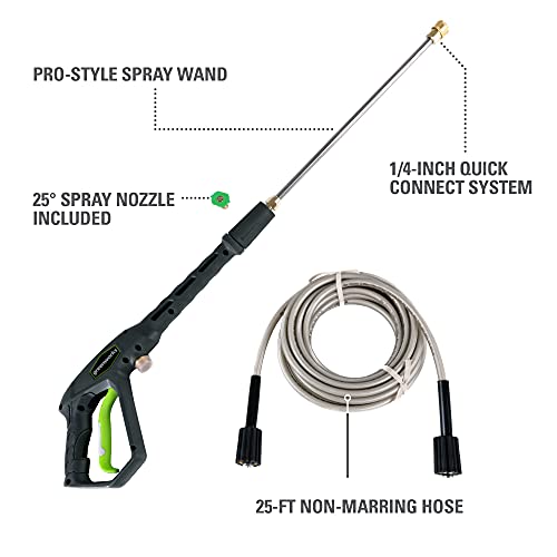 Greenworks 2000 PSI Metal Gun Universal Pressure Washer Attachment Kit 5201902