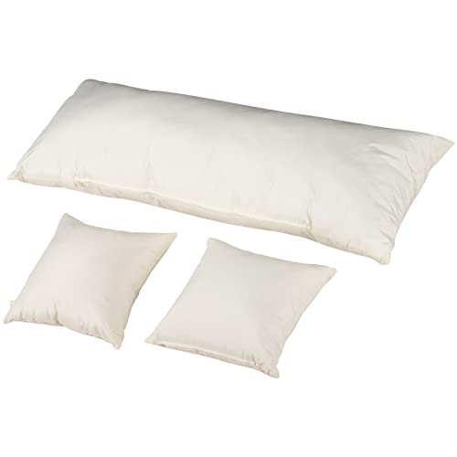 Outsunny Patio Outdoor Sofa, PE Rattan Wicker Loveseat, Outdoor Couch with 2 Throw Pillows & Comfortable Cushions, Cream White