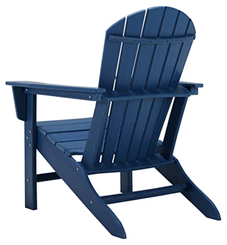Signature Design by Ashley Sundown Treasure Adirondack Chair, 31.13"W x 33.25"D x 37.75"H, Navy Blue